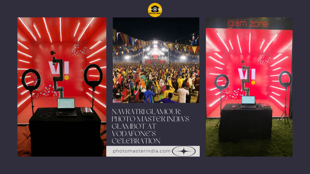 Navratri Glamour With Glambot Photo Booth at Vodafone Event